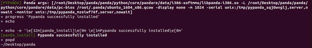 Panda安装及基础操作 | HotSpurzzZ